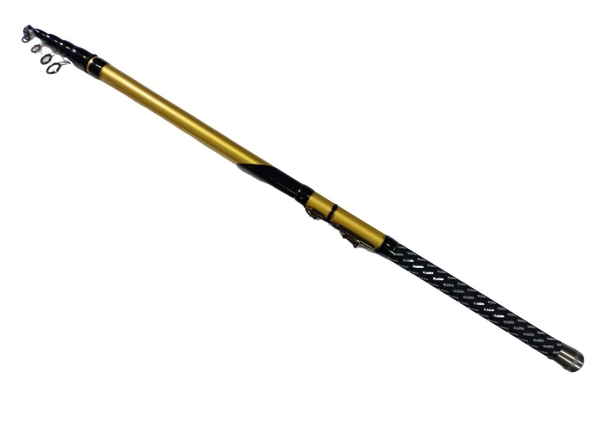 Удилище Kaida Exel KD_45Exel, телескопическое, карбон, с кольцами