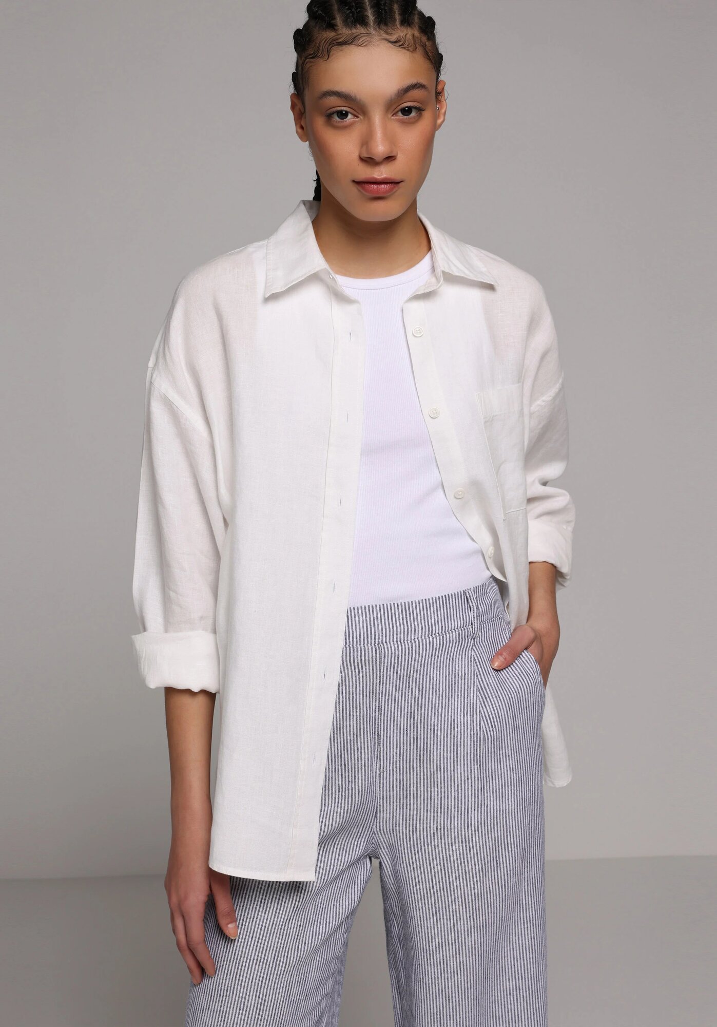 Рубашка Boyfriend Fit