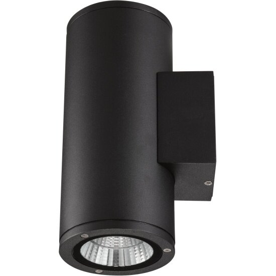 Уличный настенный светильник Uniel ULU-S22D-2x12W/2700K IP65 BLACK
