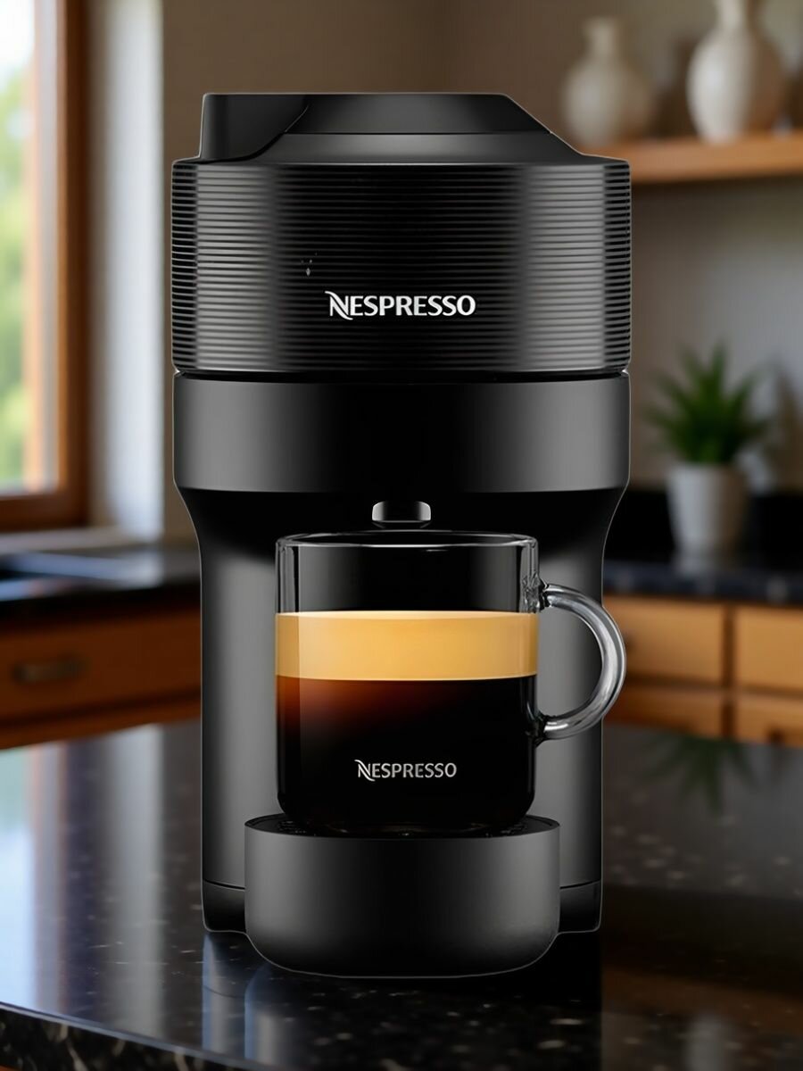 Капсульная кофемашина Nespresso Vertuo Pop, GDV2-EU-BLk-NE, black