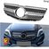 Решетка радиатора для Mercedes GLK X204 (2013-2015), черный матовый, ABS пластик...