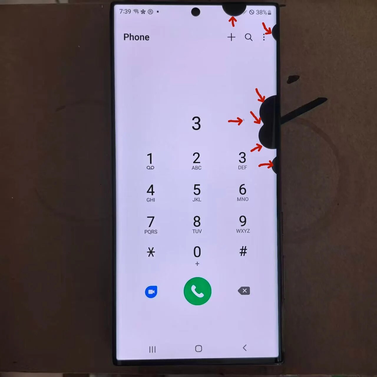 Супер Amoled с дефектами для Samsung Galaxy S22 Ultra 5G ЖК-дисплей SM-S908F S908U Замена 3 No frame