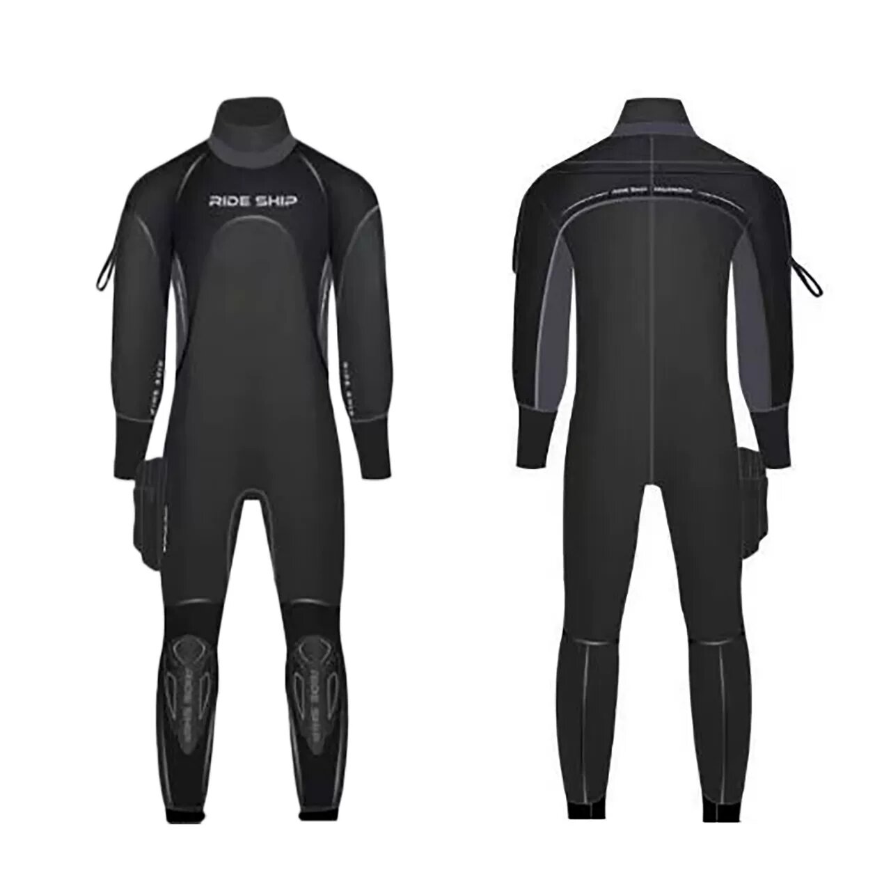 Сухой гидрокостюм для дайвинга 5 мм, цельный, износостойкий неопреновый сухой костюм, одежда для городского спасения,