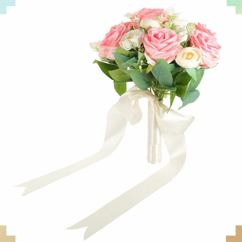 Вечеринка с искусственным букетом роз, реалистичные цветы для дома, свадьбы жениха