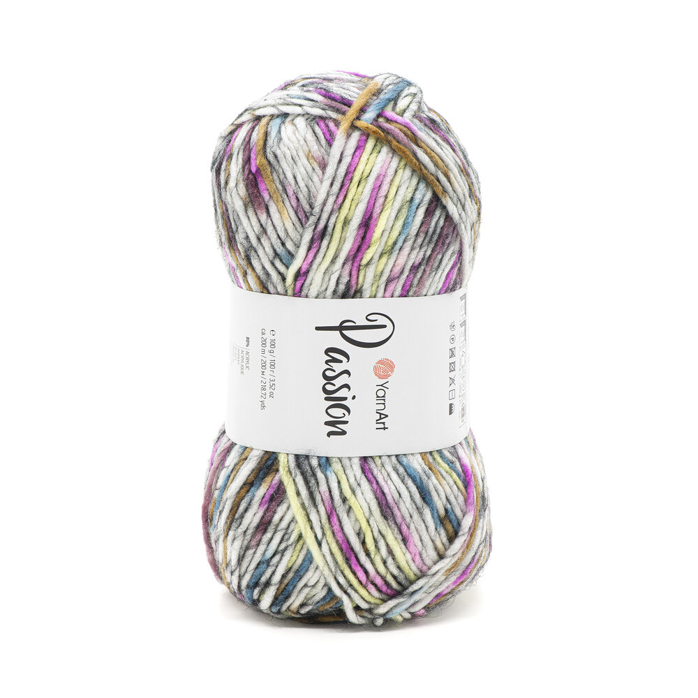 Пряжа для вязания YarnArt Passion 1246 розовый бежевый 100 гр/200 м 20% шерсть, 80% акрил