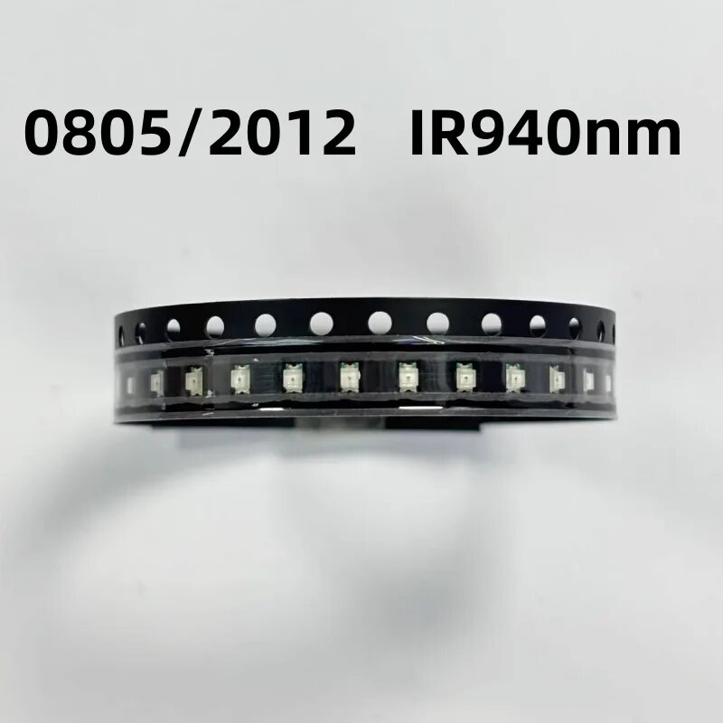 100 шт. 0805 IR940nm Инфракрасный светодиодный диод Пульт дистанционного управления Мониторинг безопасности SMD LED 2012 IR 940NM Инфракрасная передающая трубка