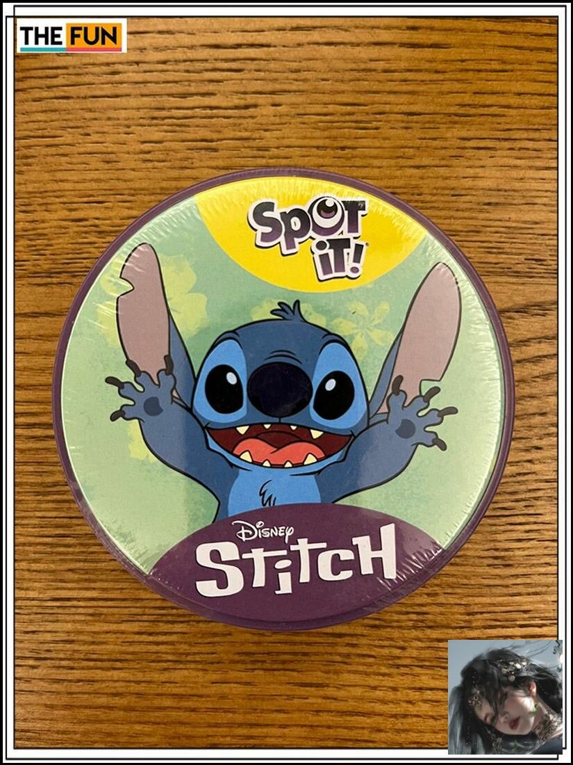 Настольная игра Доббль/ Дубль Spot it! Stitch- отличное развлечение для всей семьи и забавный подарок на !