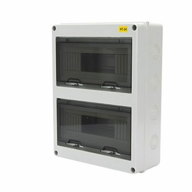 (1 шт.) Водозащищенный щиток (бокс) для автоматов, HT24