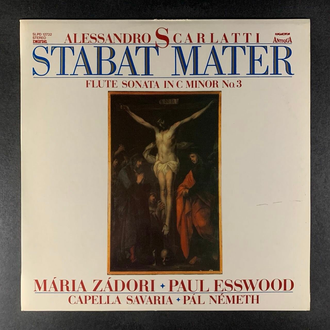 Alessandro Scarlatti, Maria Zadori, Paul Esswood, Capella Savaria, Pal Nemeth - Stabat Mater (б/у виниловая пластинка, LP)
