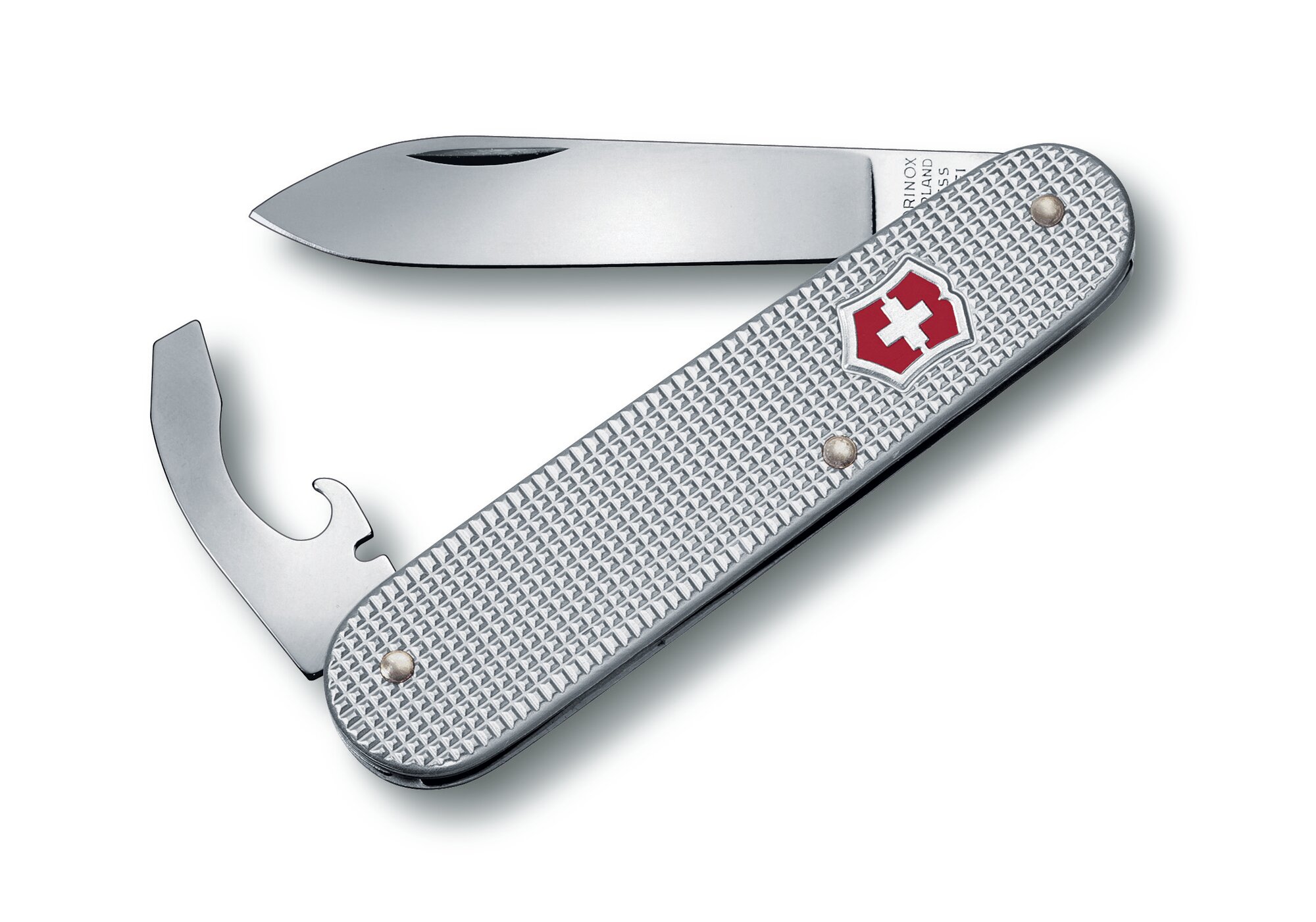 Нож перочинный VICTORINOX Bantam Alox, 84 мм, 5 функций, алюминиевая рукоять, серебристый 0.2300.26