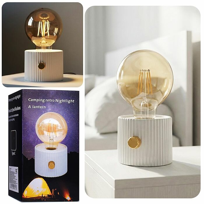 Светильник Oubaoloon Лампочка, встроенный аккумулятор 00-8057