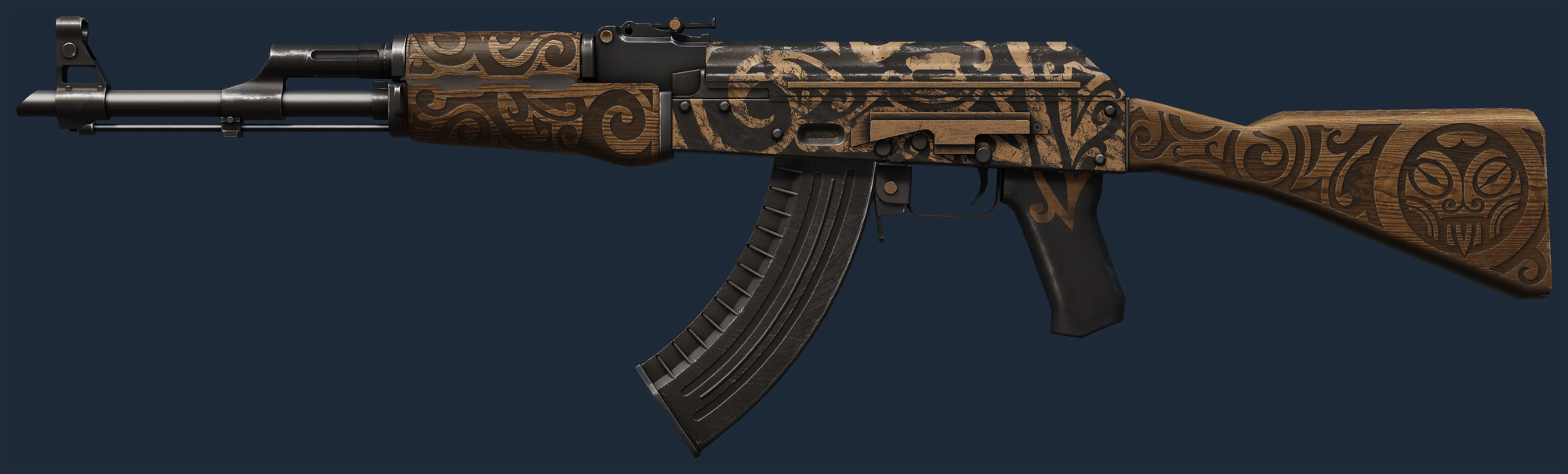 StatTrak™ AK-47 | Затерянная земля (Немного поношенное) Скины CS2 с быстрой автовыдачей steam trade