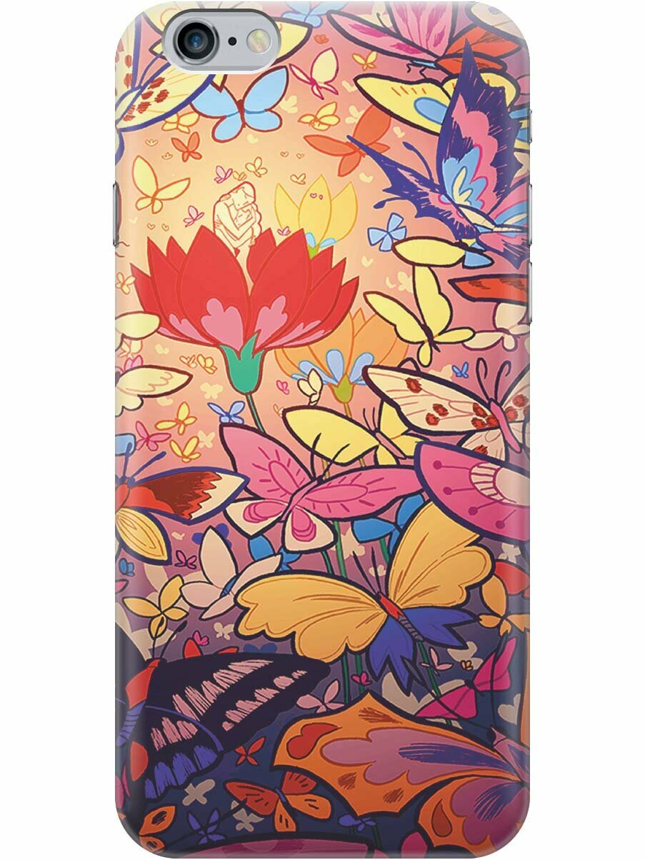 Силиконовый чехол на Apple iPhone 6S Plus / 6 Plus / Эпл Айфон 6 Плюс / 6с Плюс с рисунком "Красочный мир"