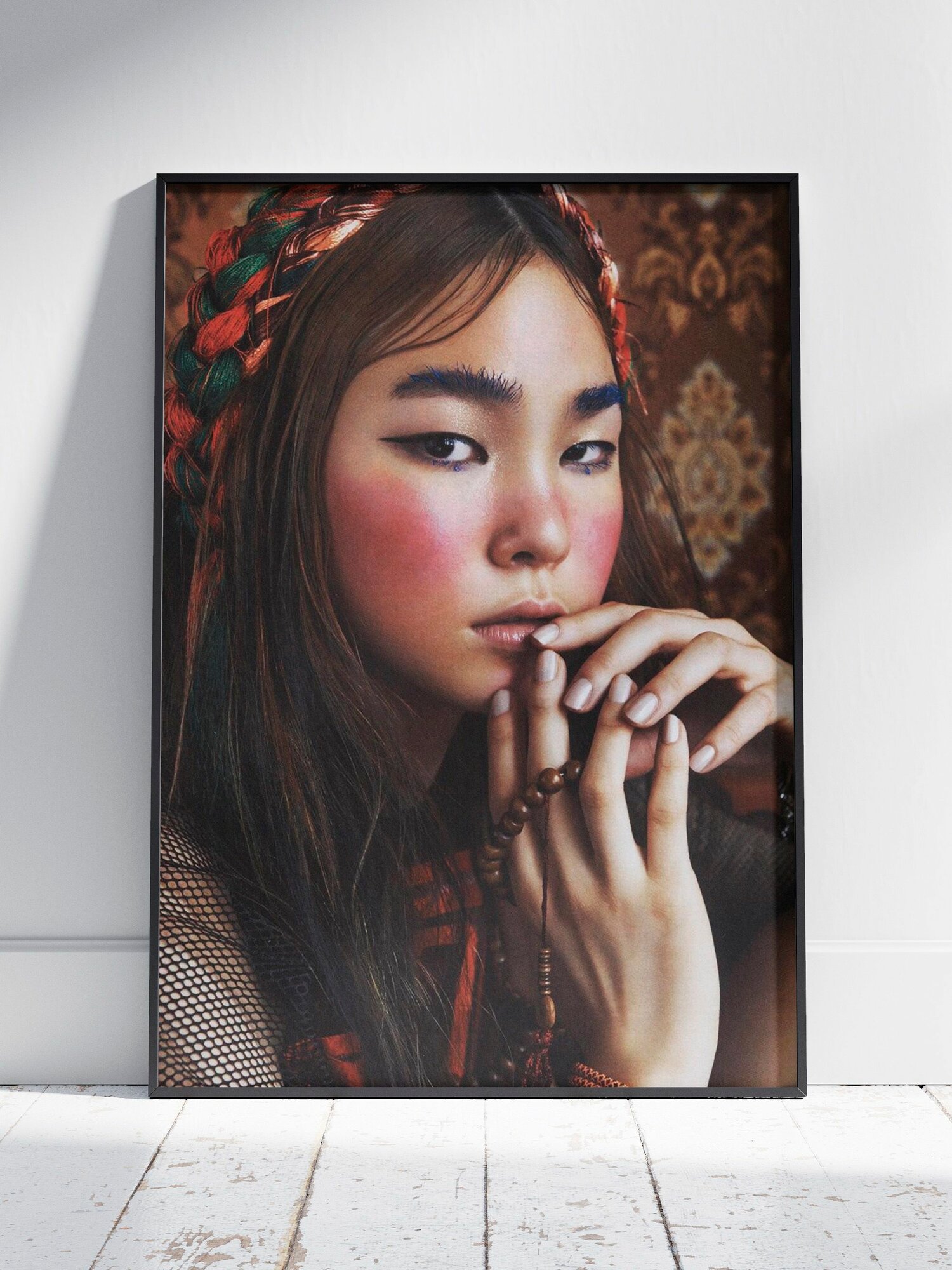 Плакат на стену для интерьера Стиль Этно (Ethnic Fashion Style 6) - Постер по моде и эстетике формата A4 (21x30 см)