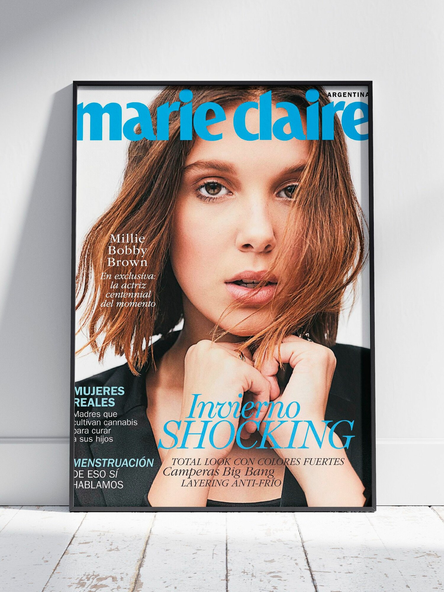 Плакат на стену для интерьера Милли Бобби Браун (Millie Bobby Brown 30) - Постер по актеру фильма, кино, сериала формата A4 (21x30 см)