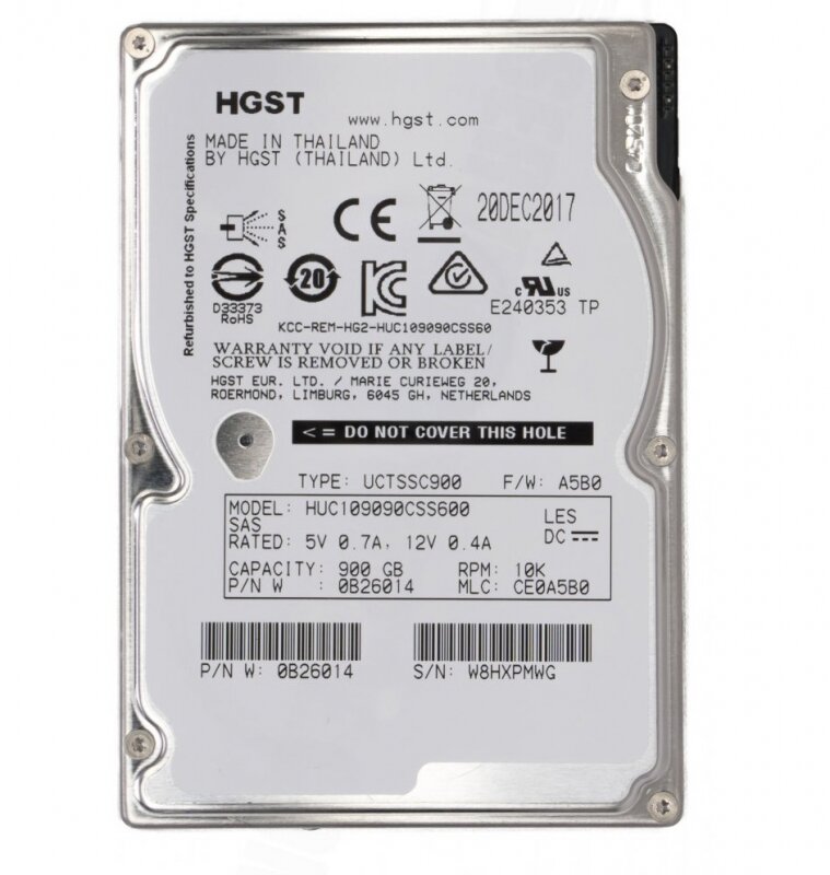 Жесткий диск Hitachi 0B26014 900Gb SAS 2,5" HDD