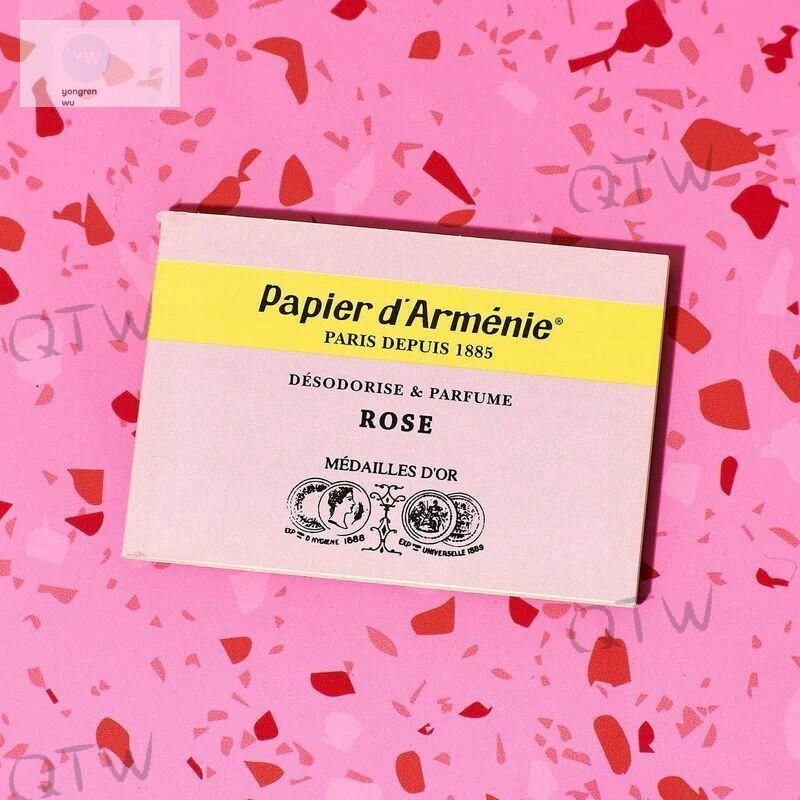 Ароматическая парфюмерная бумага " Papier dArmenie " Армянская Бумага Rose