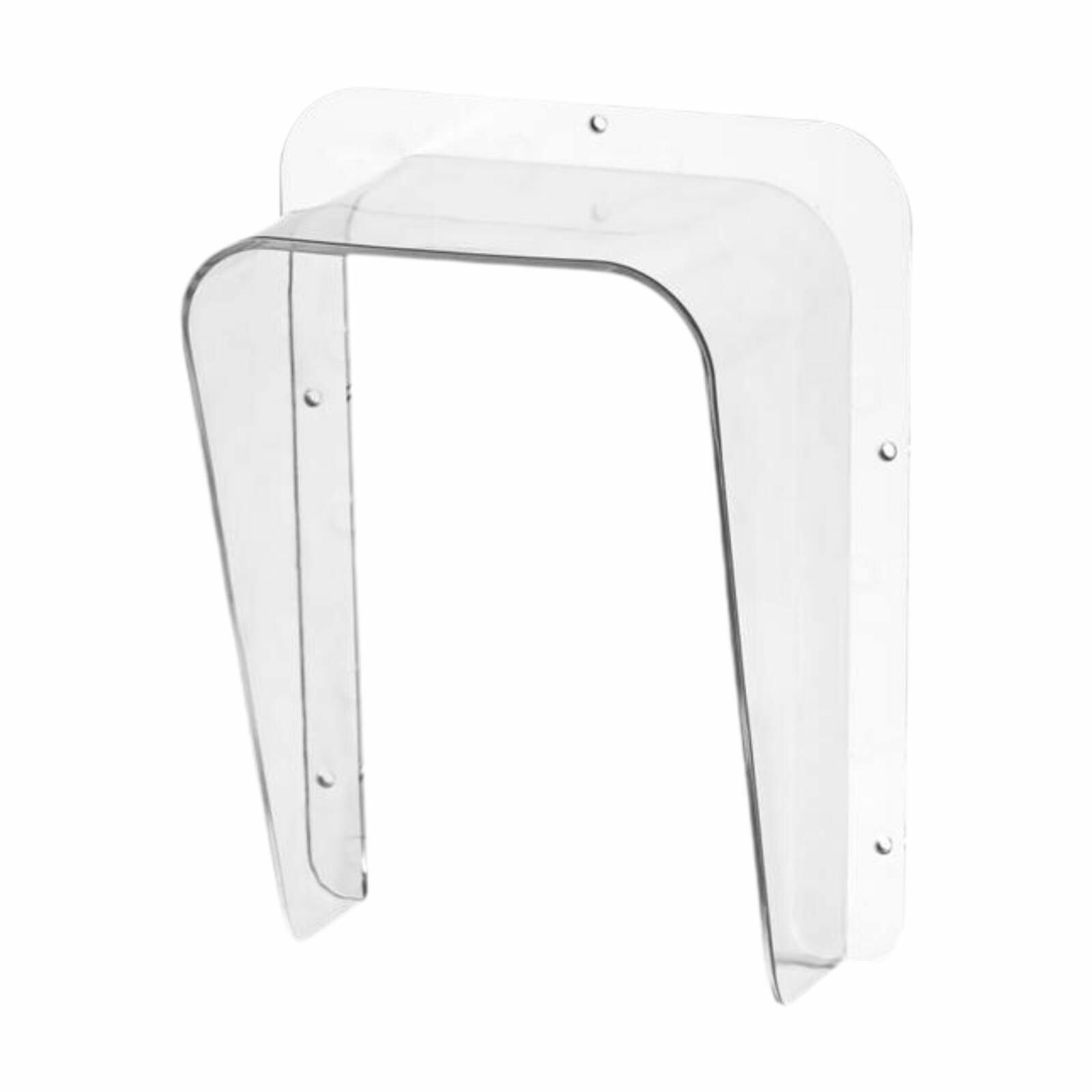 Защитный кожух для дверного звонка, водонепроницаемый навес от дождя, для наружных помещений, для дома и офиса, прозрачный, 21x17.5 см