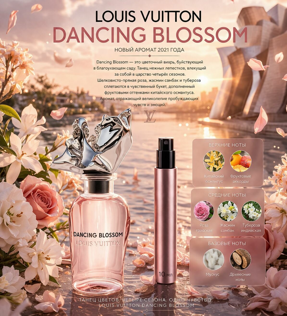 Louis Vuitton DANCING BLOSSOM Парфюмерная вода унисекс 10 ml