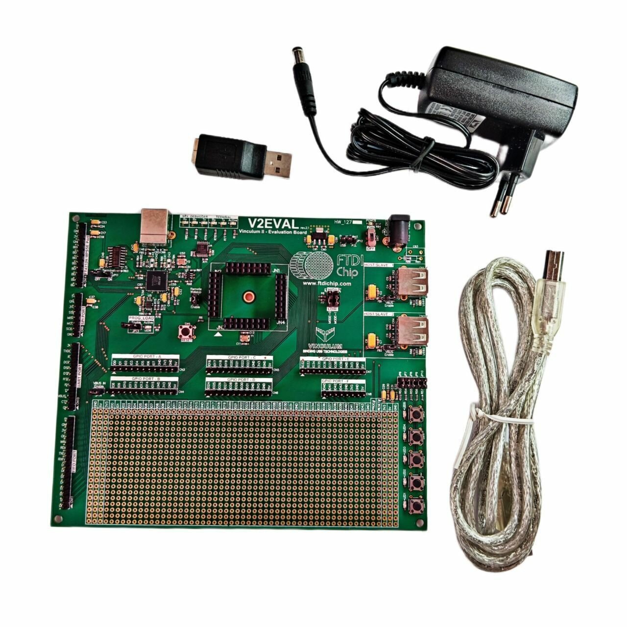 1 шт V2-EVAL FTDI VNC2 Хост контроллер программатор Vinculum Host/Slave USB Controller Development Kit