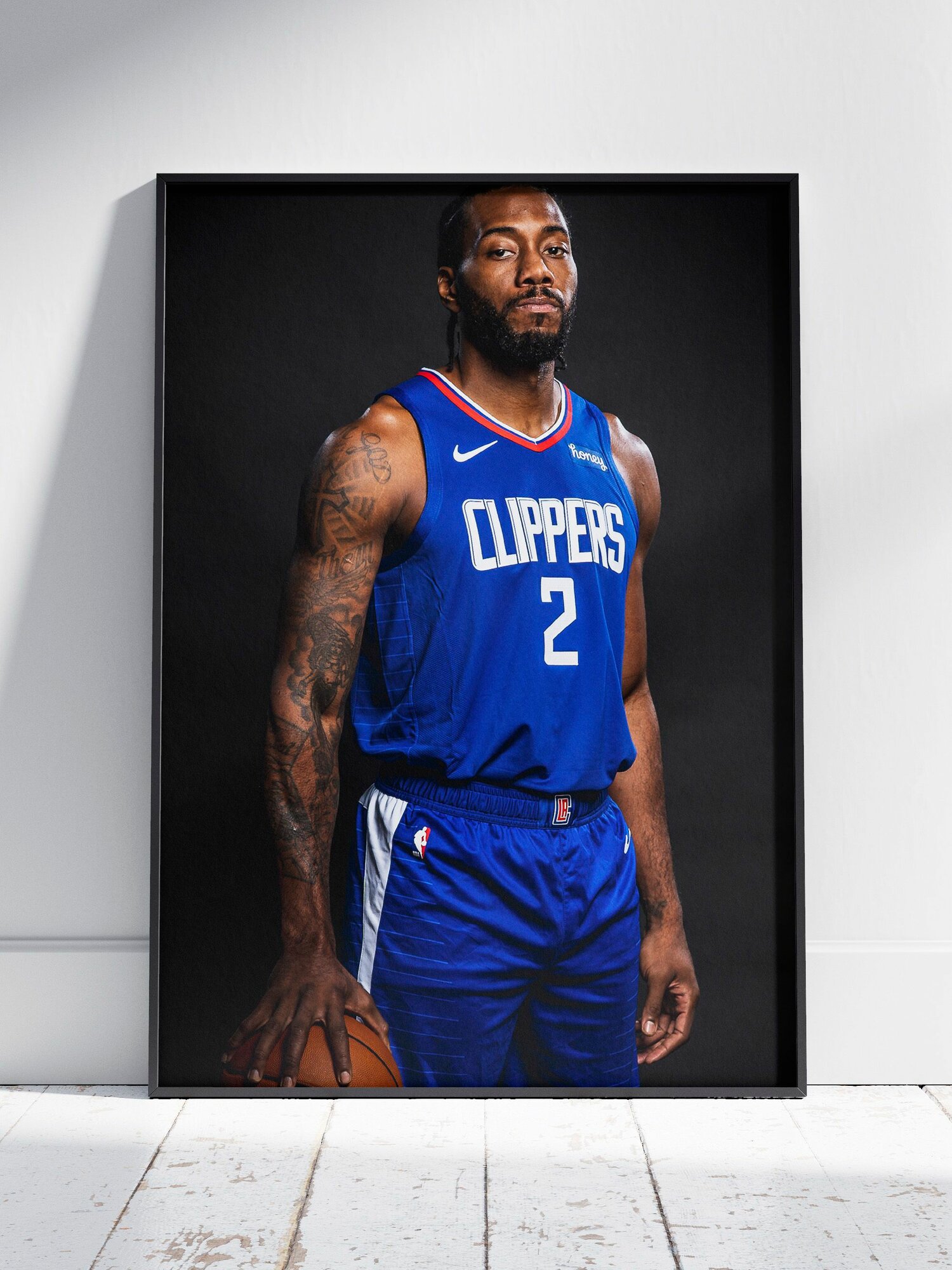 Плакат на стену для интерьера Легенды Баскетбола (Кавай Леонард - Kawhi Leonard 3) - Постер по спорту и физической активности формата A4 (21x30 см)