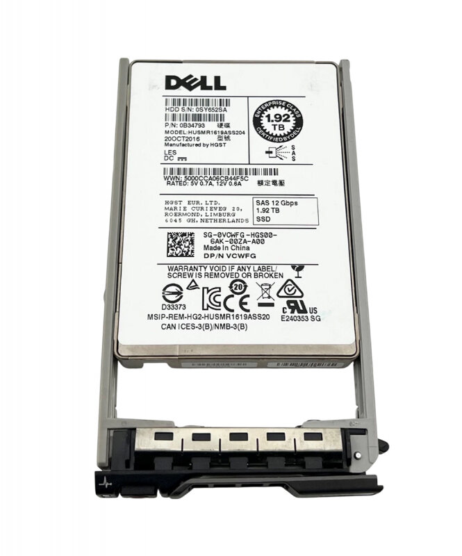 Жесткий диск Dell VCWFG 1.92TB SAS 2,5" SSD