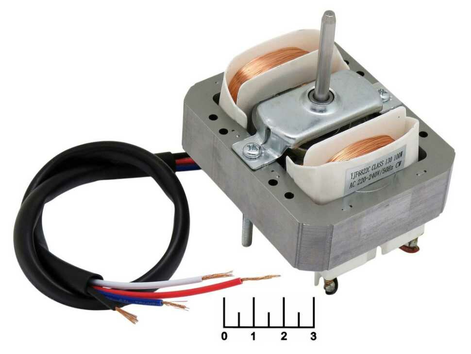 Двигатель для вентилятора 220V 100W YJF6822C (010376I-1) правый