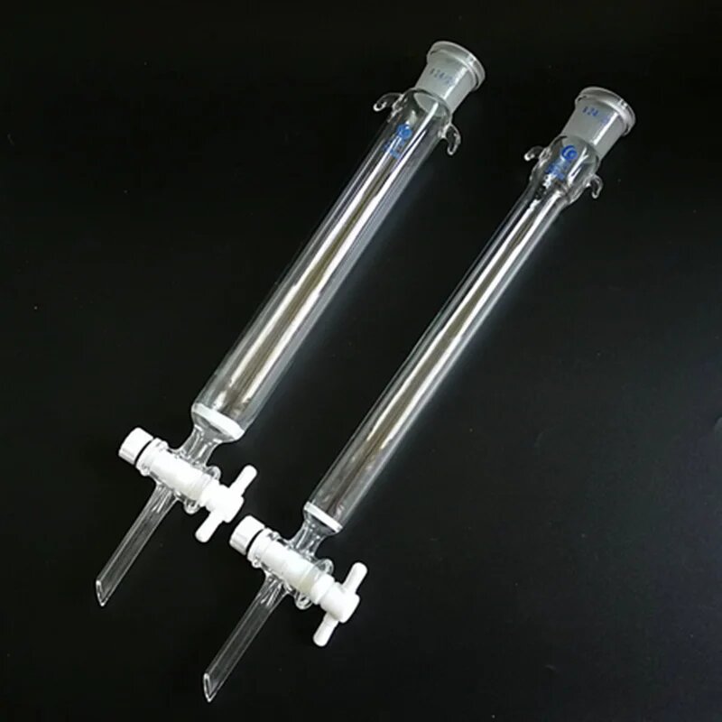 Стеклянная колонка для хроматографии 16x400мм, caliber24