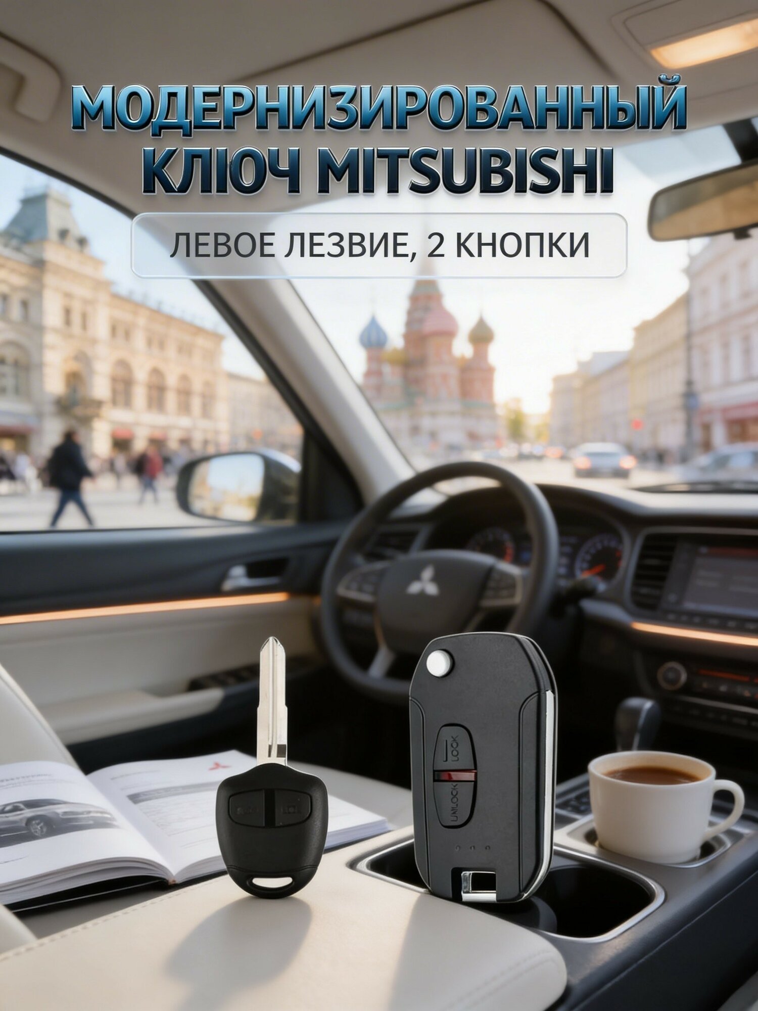 Корпус ключа Mitsubishi, 2 кнопки с левым лезвием MIT8, подходит для Pajero Triton Lancer Evo ASX Galant L200 Outlander Colt Shogun, логотип в комплекте
