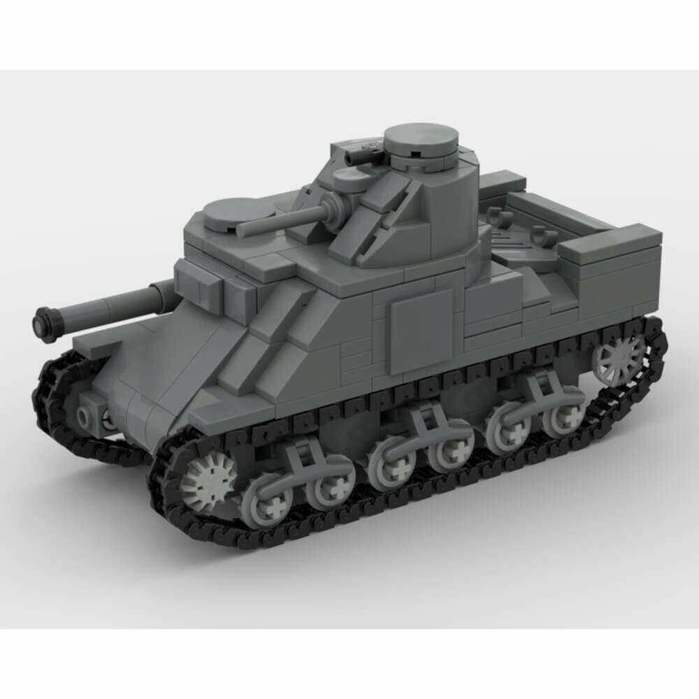 391шт. Конструктор ww2 M3 Lee Набор строительных блоков
