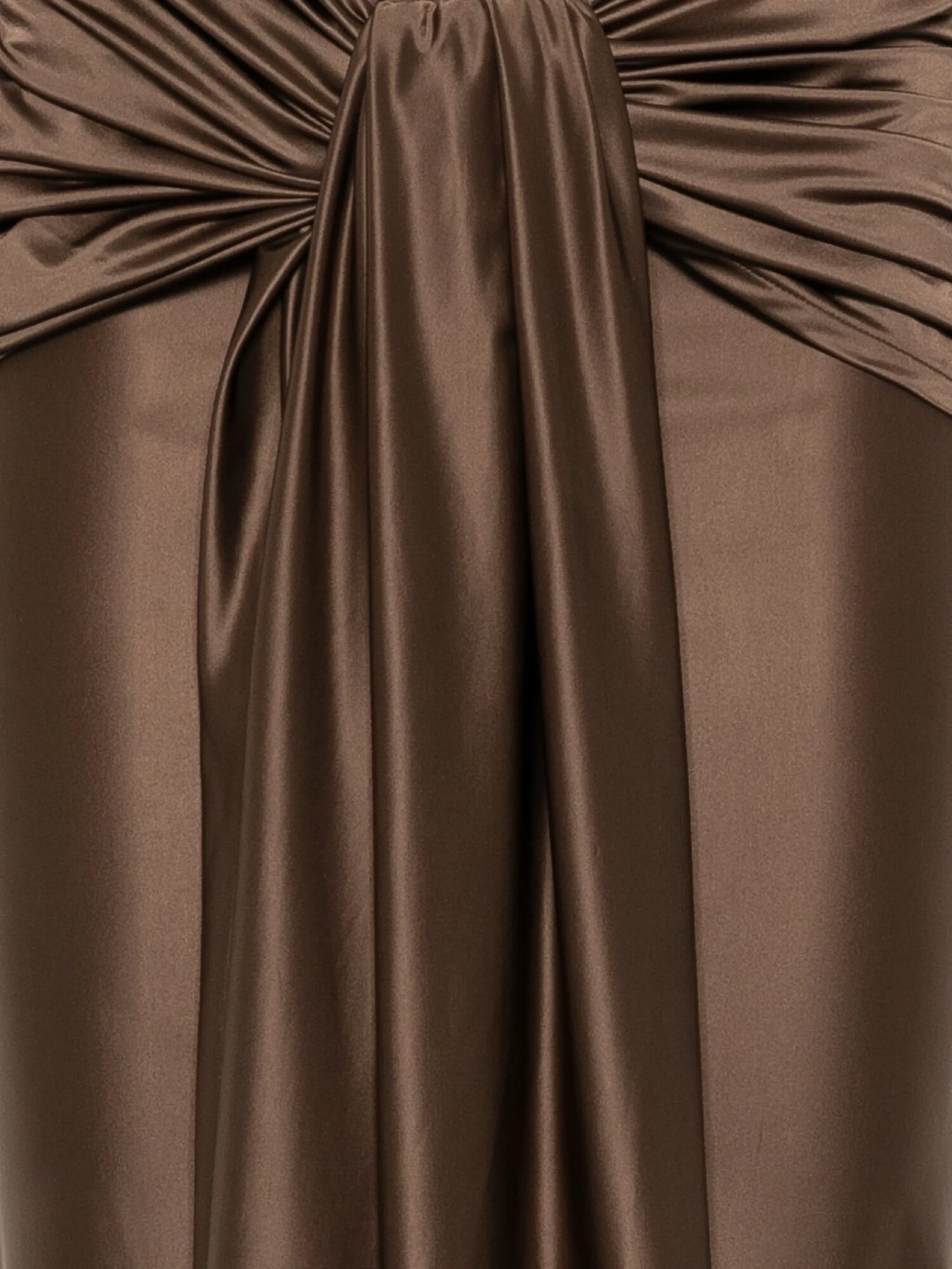 Юбка VENUJA Gathered draped skirt, размер 46, brown — фото 1