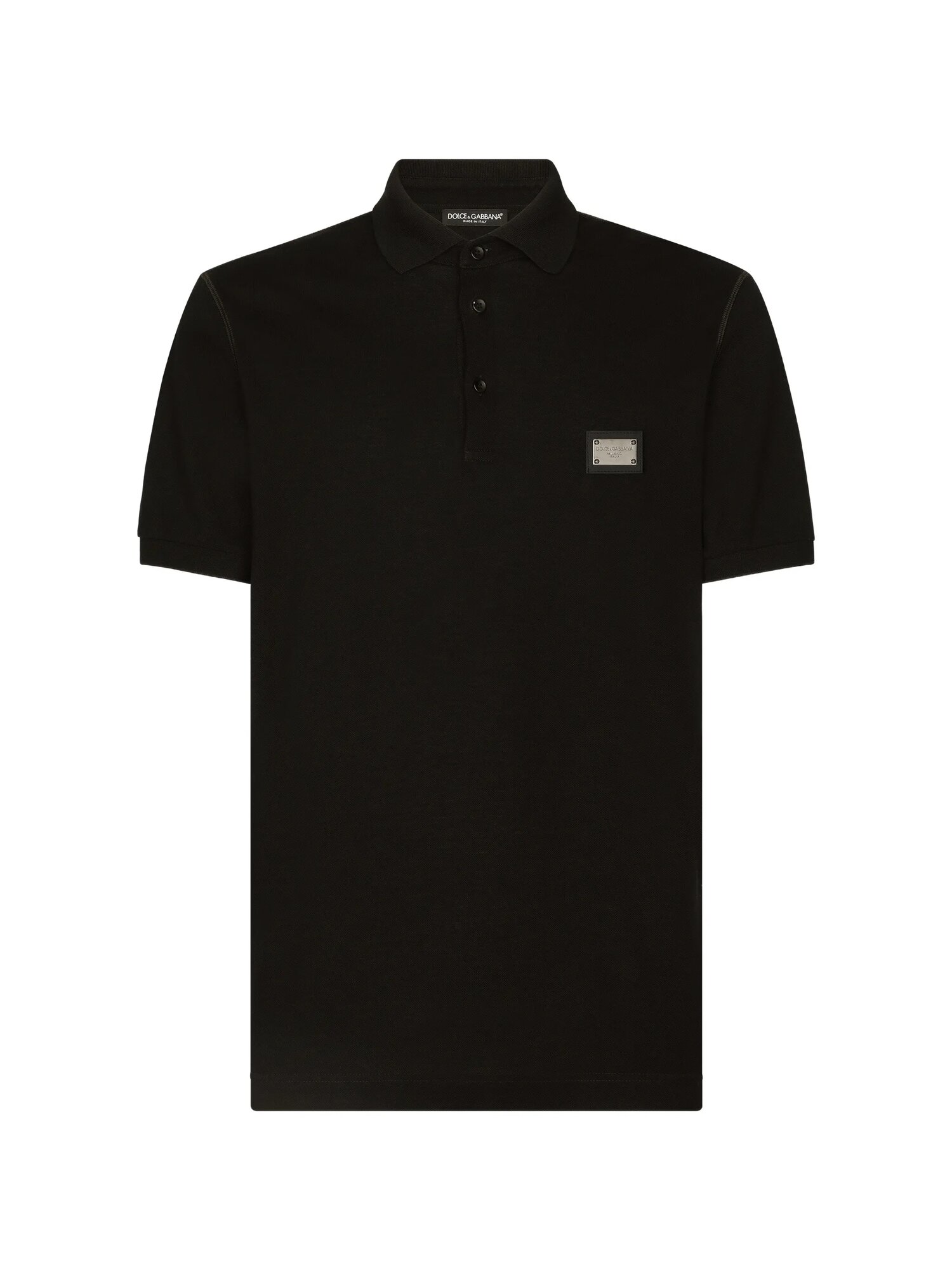 Рубашка Cotton piqué polo-shirt with branded tag