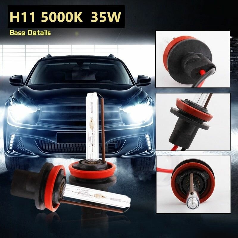 Комплект ксеноновых ламп / 2 шт. / цоколь H11 5000K 35W 12V