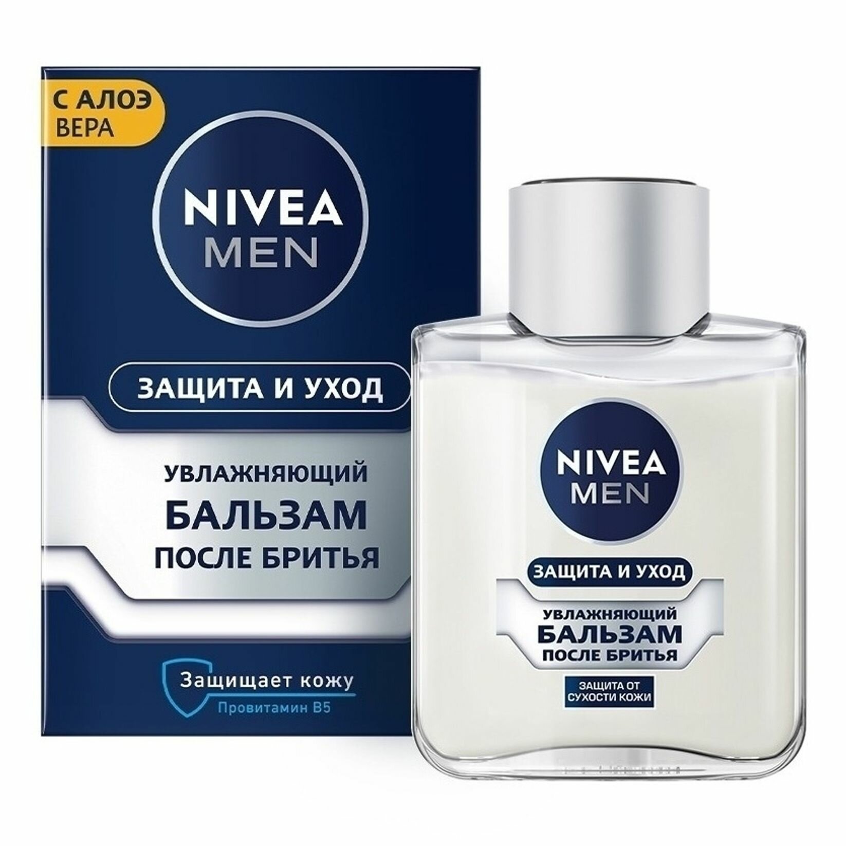 Бальзам после бритья Nivea Men Защита и уход против сухости
