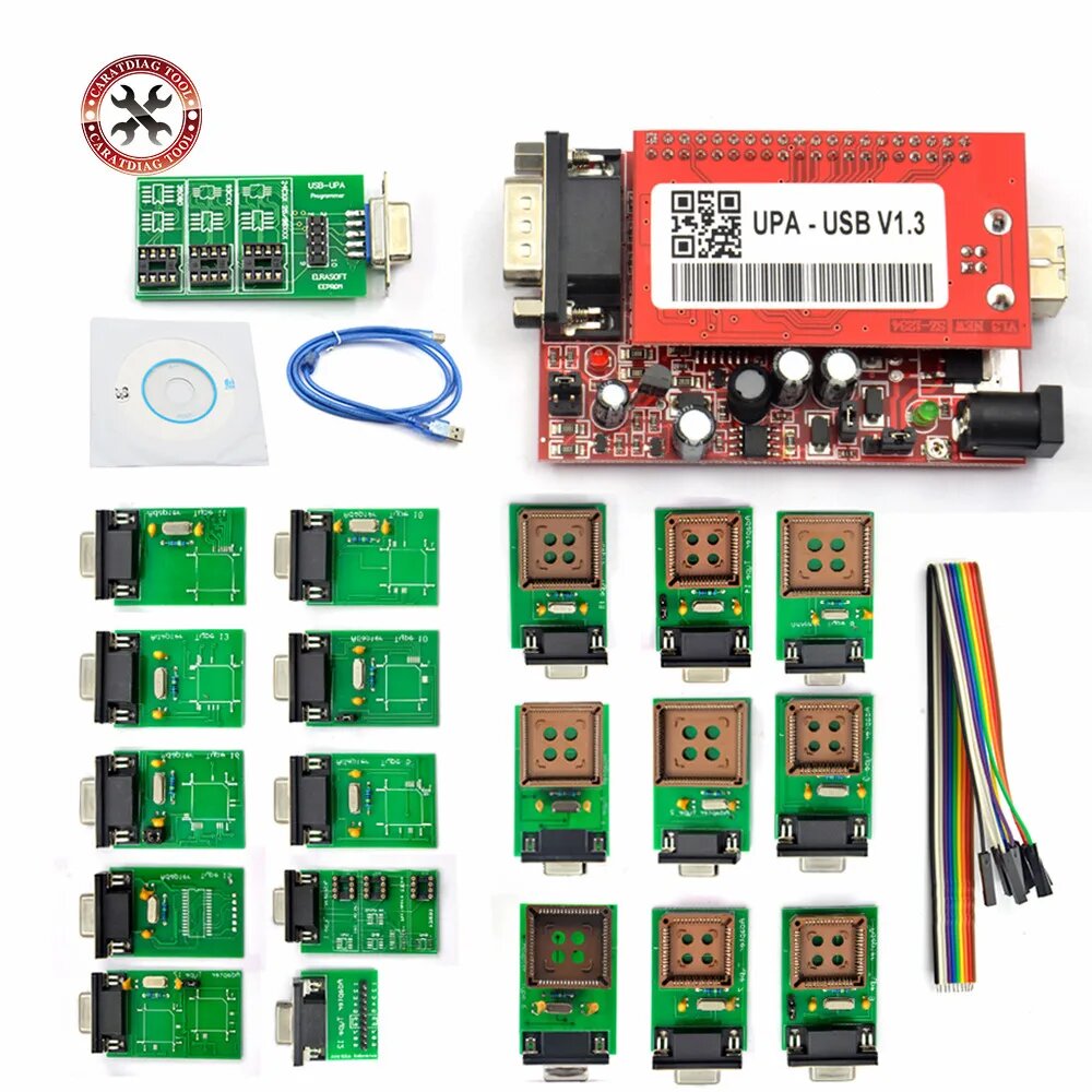 UPA-USB V1.3 Программатор ECU с адаптерами Full Set — фото 1