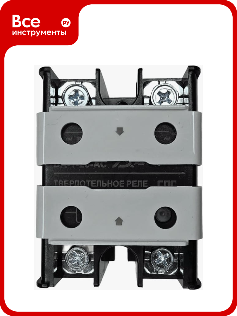 Твердотельное реле Доступная Автоматика 1ф 24-440В AC 100А, упр. 4-32В DC DA-1-100-DC