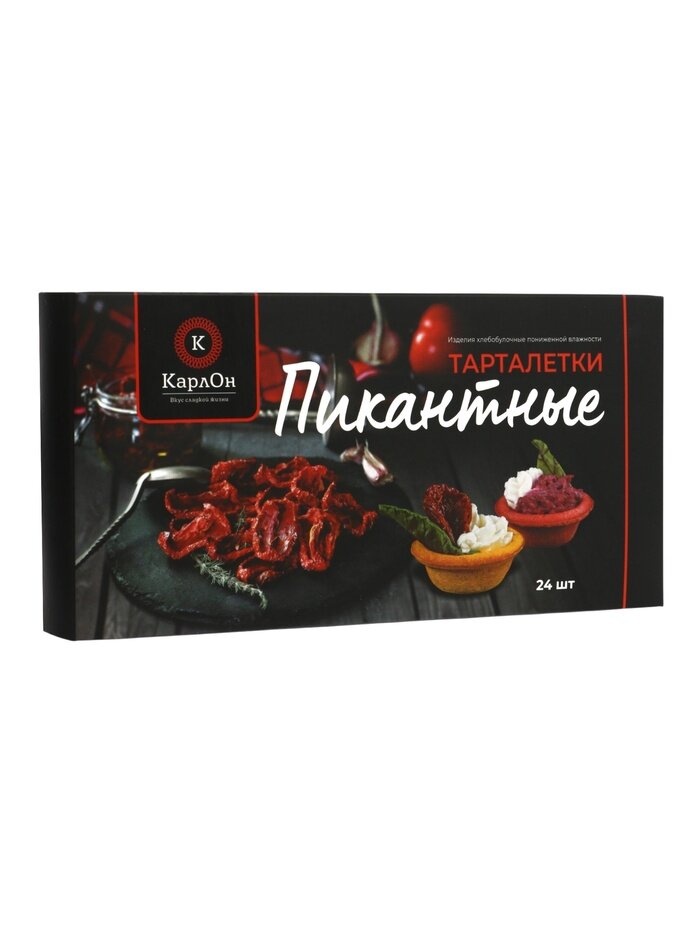 Тарталетки КарлОн Пикантные 50гр; 24 шт. 11015952