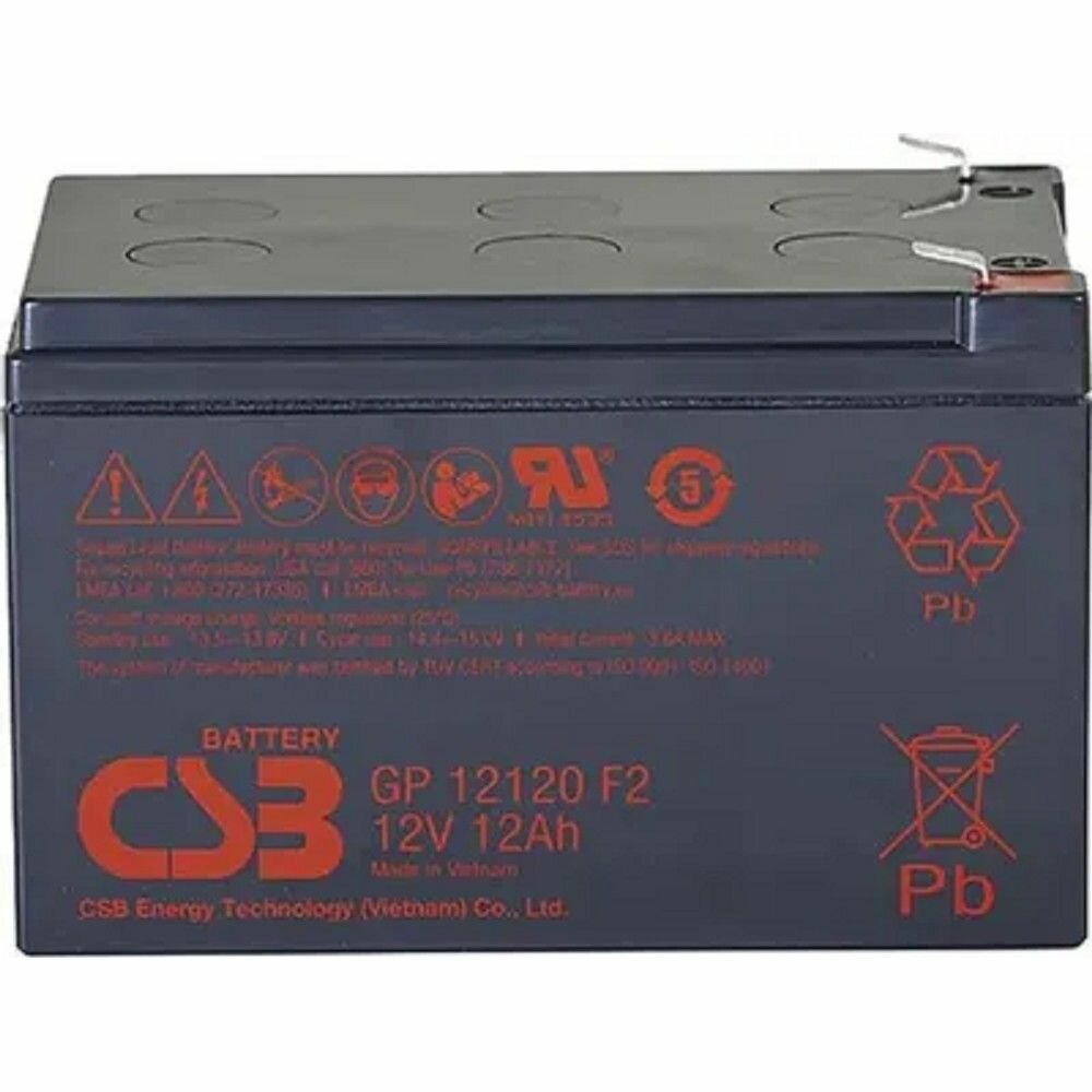 Аккумуляторная батарея ИБП CSB GP 12120 12B 12 Ач