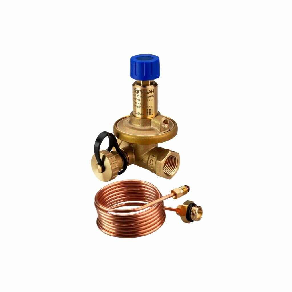 Клапан балансировочный автомат латунь APT-R3 Ду15 Ридан 003Z5701R3