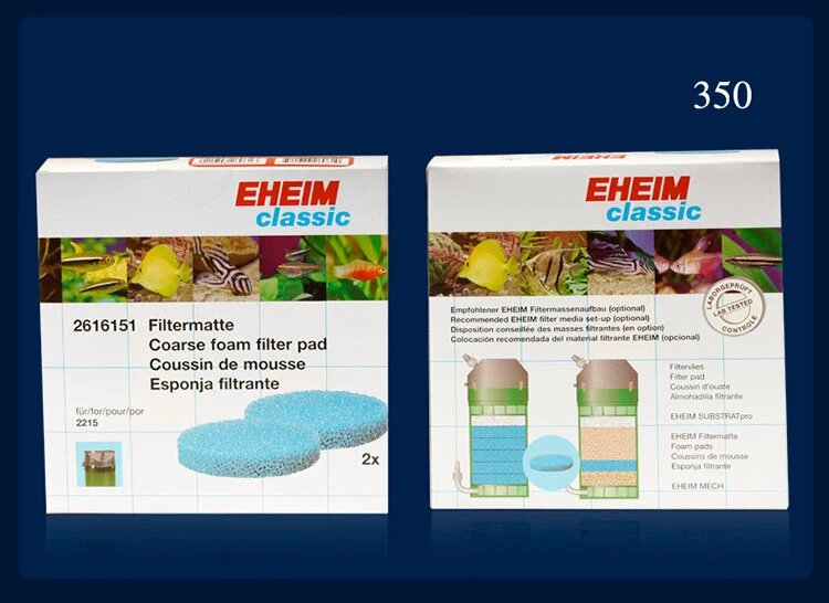 EHEIM Классический фильтр баррель хлопок 250/350/600 blue 350