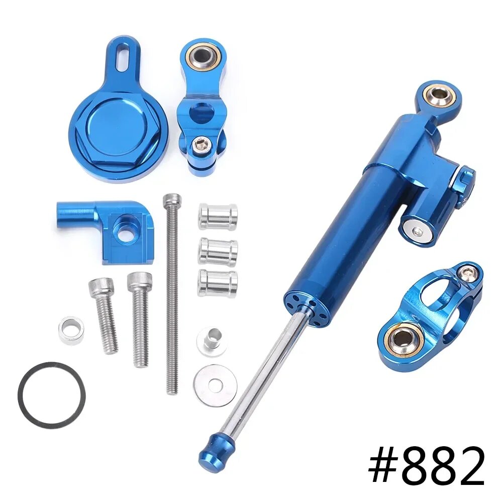 Демпфер руля синий Yamaha YZF R1 1999-2005 #882