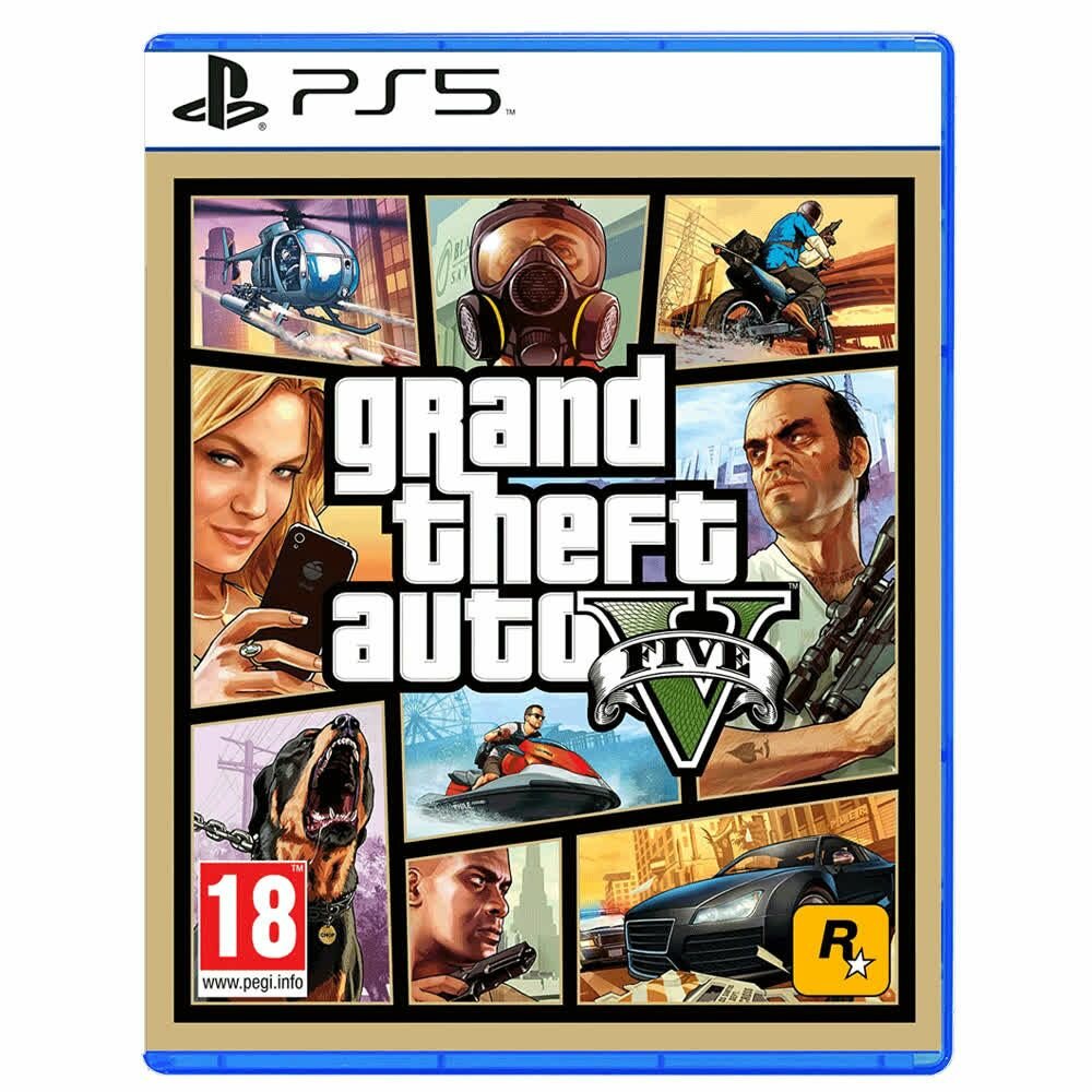 Игра Grand Theft Auto V PS5, русские субтитры