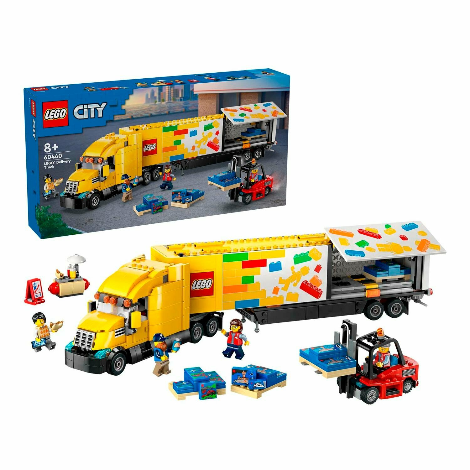 Конструктор LEGO City Желтый грузовик, 1061 деталей, возраст 8+