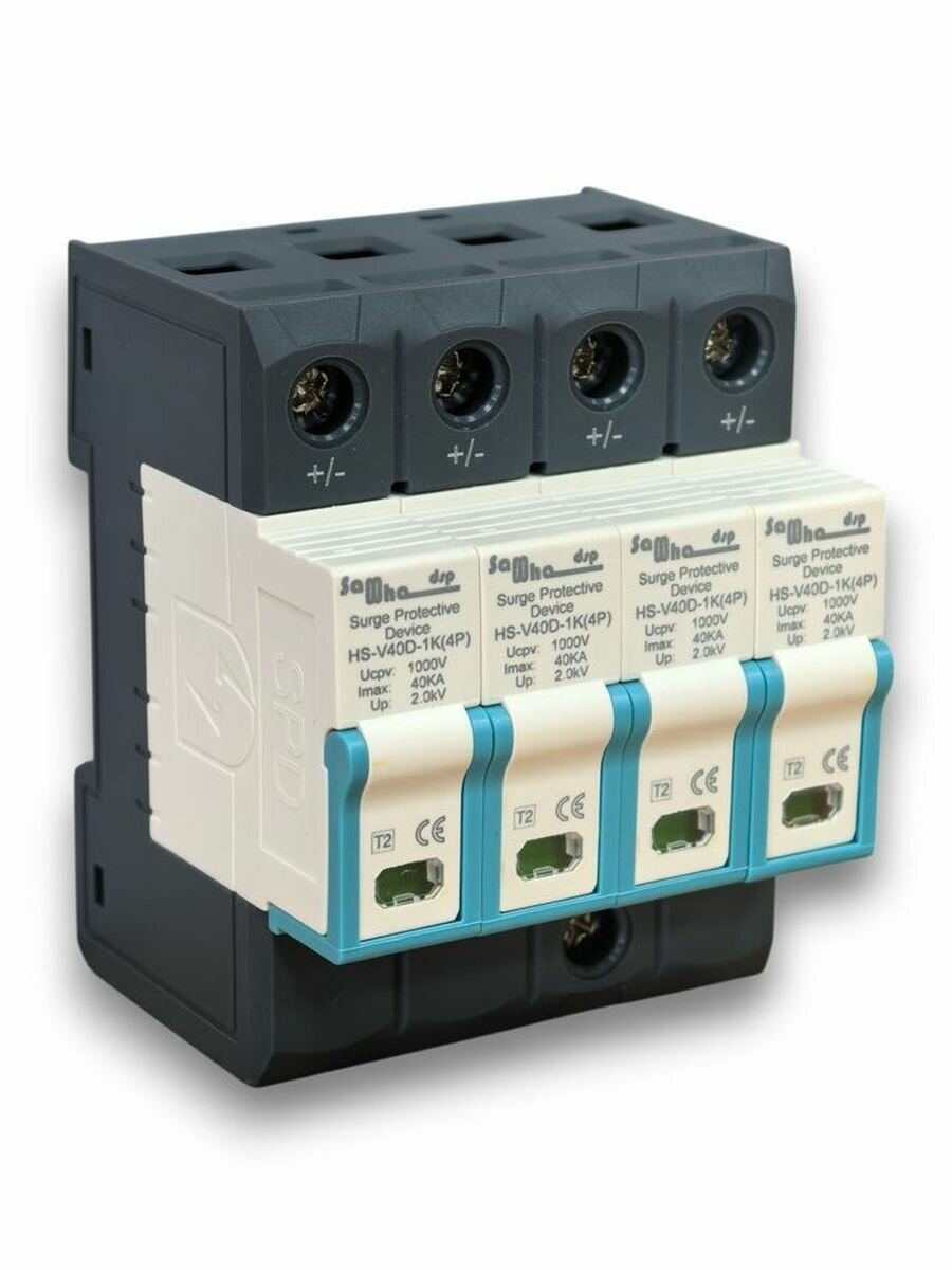 УЗИП постоянного тока Samwha HS-V40D-1K(4P), 1000В DC/ 4 полюса