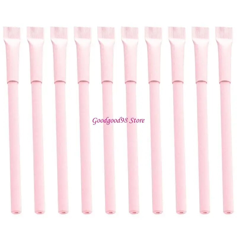 Розовые шариковые ручки, набор 10 шт, candy pink