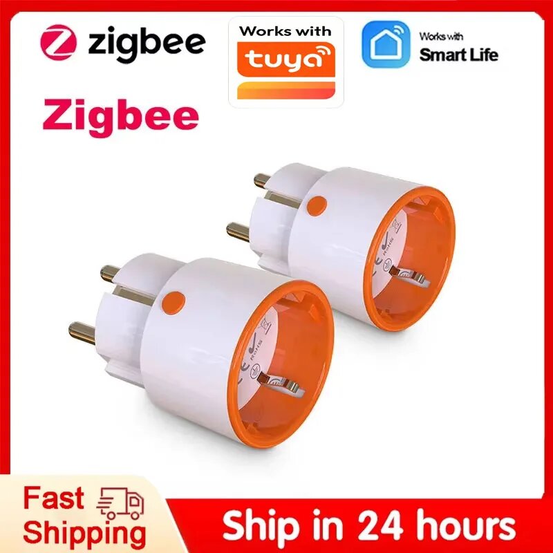 Умная розетка Timethinker Zigbee 3.0 16А 2 PC — фото 1