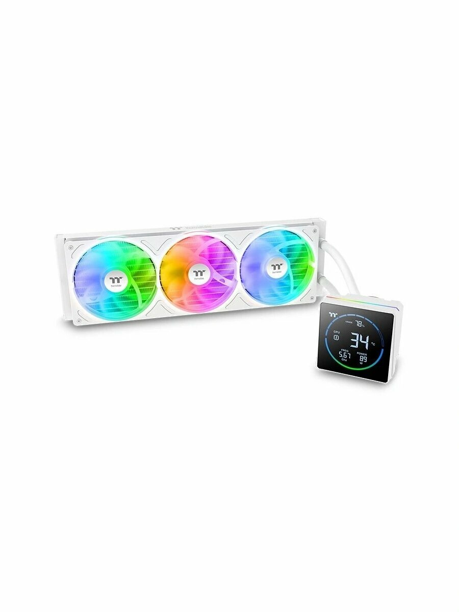Система водяного охлаждения Thermaltake TH360-S V3 Snow ARGB Soc-AM5/AM4/1200/1700/1851 белый 4-pin