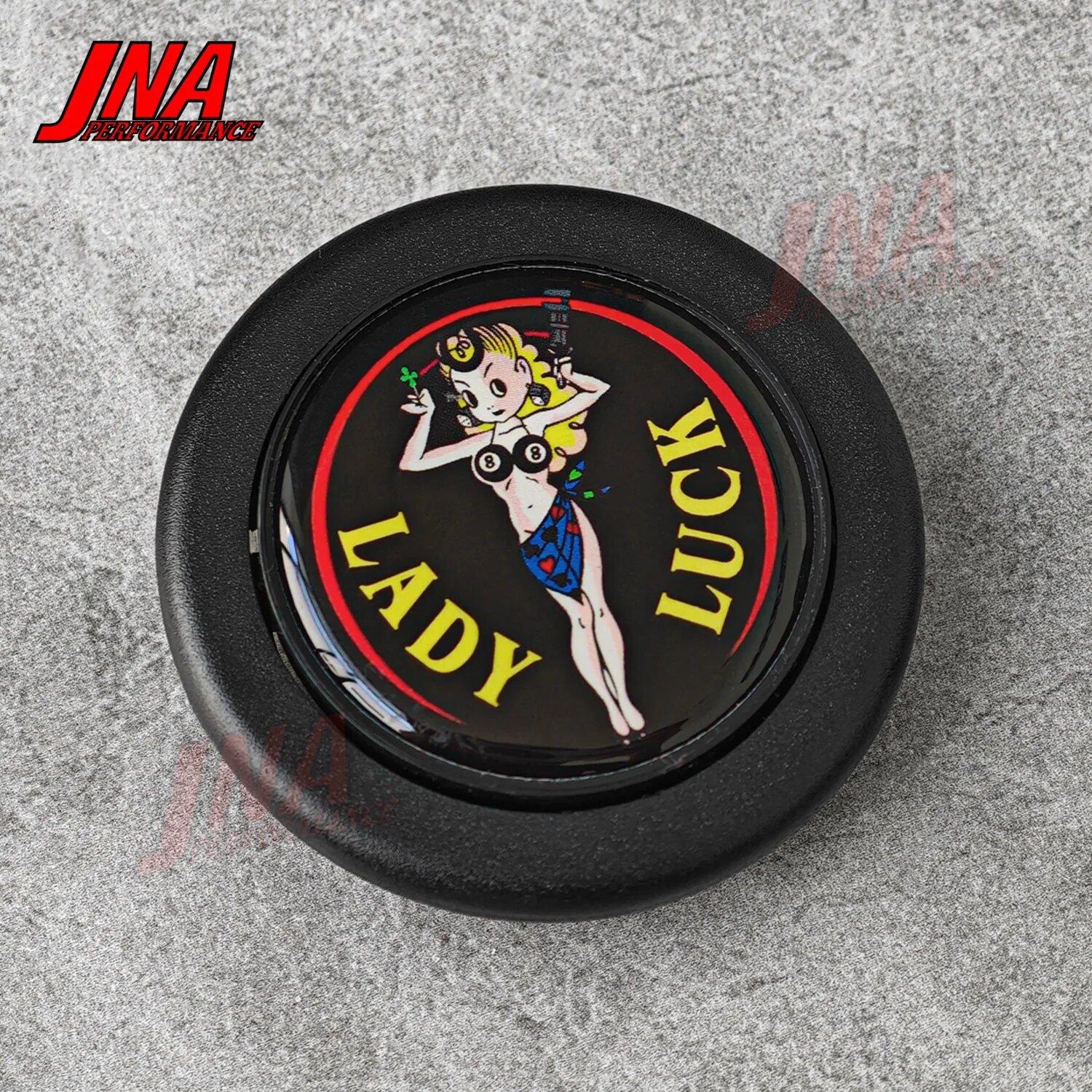 Кнопка звукового сигнала Lady Luck, черная, JNA PC-HB01, Цвет: G