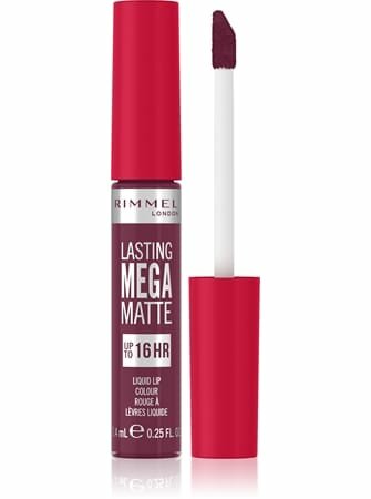 Губная помада Rimmel Lasting Mega Matte, оттенок rock me purple, 7,4 мл