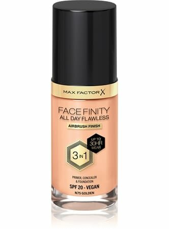 Тональный крем Max Factor Facefinity All Day Flawless, оттенок 75 Golden, 30 мл